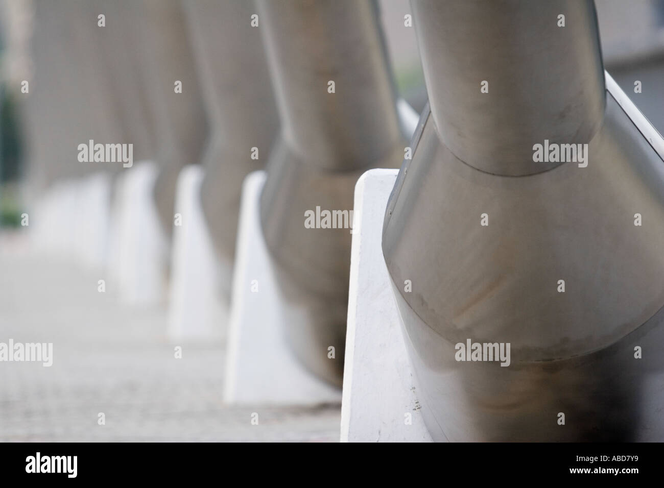 Futuristic cables at Seri Wawasan Bridge, Putrajaya, Malaysia Stock ...