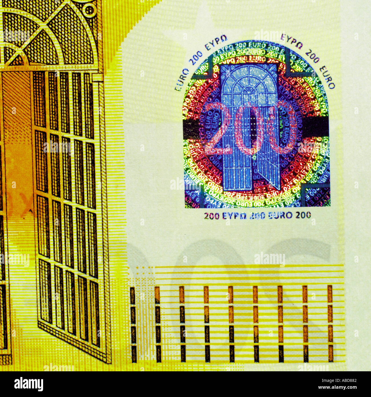 The Two Hundred Euro Note Stock Photo - Alamy