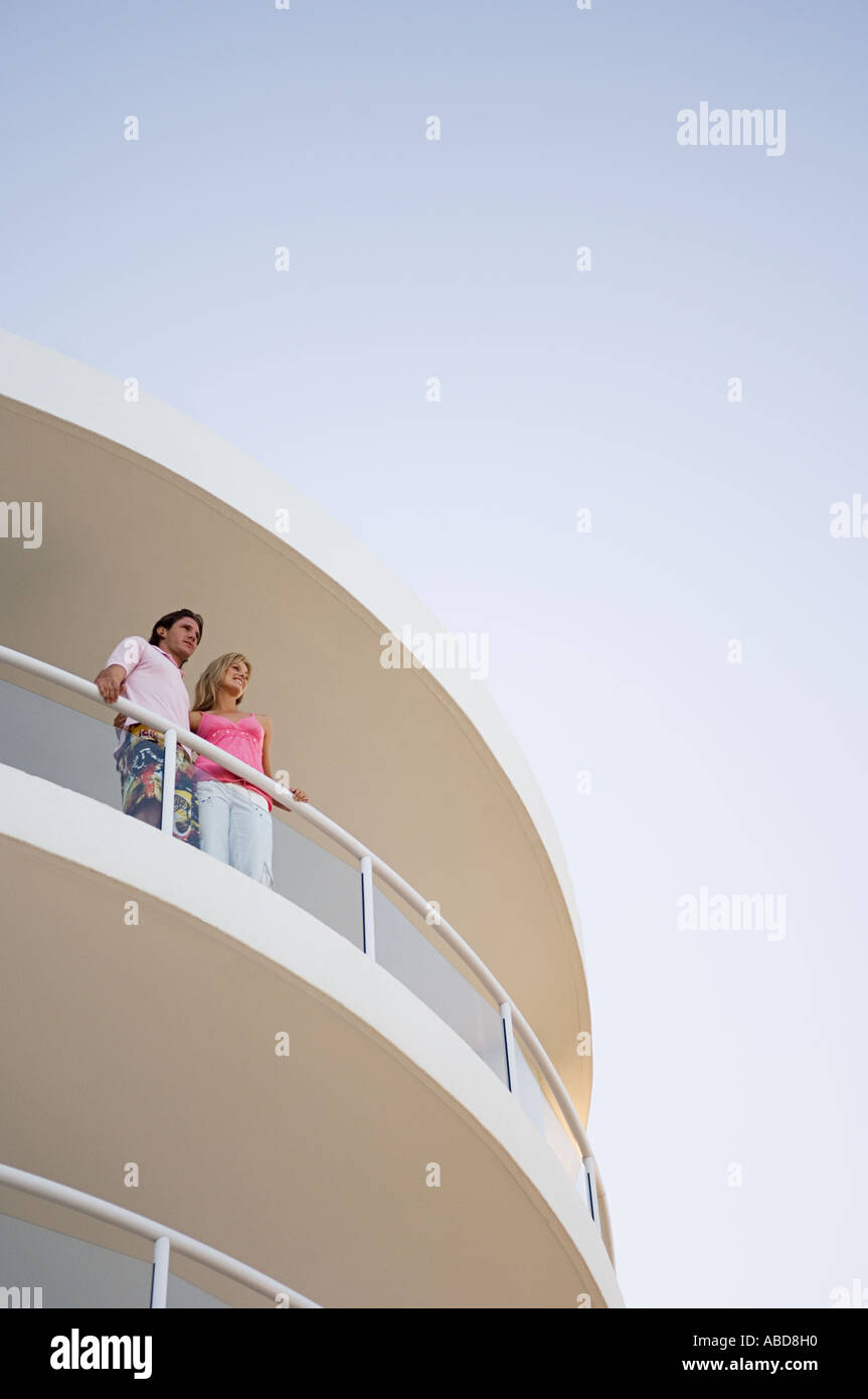 Man stand stands standing on balcony hi-res stock photography and ...