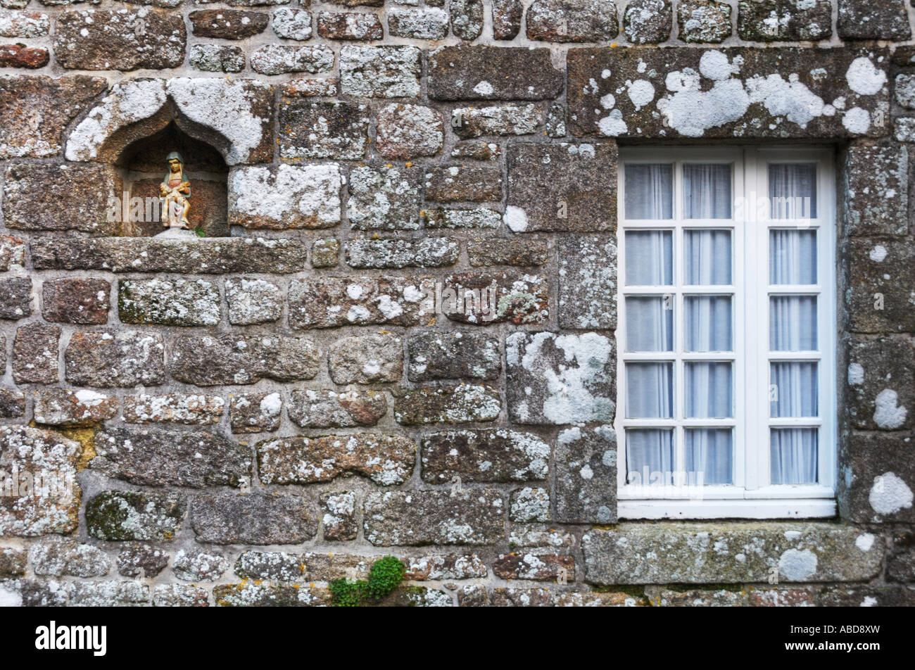 Window detail, Locronan, Brittany, Finistere, France Stock Photo - Alamy