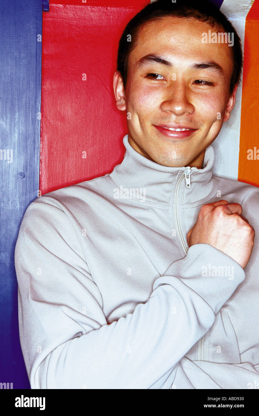 Portrait of a man in nightclub Stock Photo - Alamy