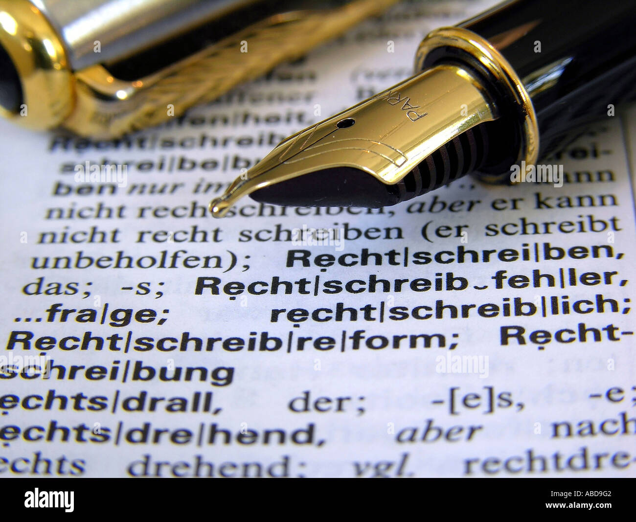 Reform of german orthography hi-res stock photography and images - Alamy