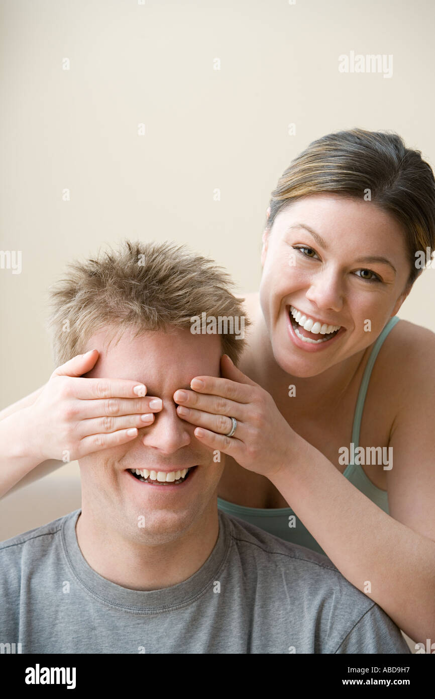 Hand Covering Eyes Stock Photos & Hand Covering Eyes Stock Images - Alamy