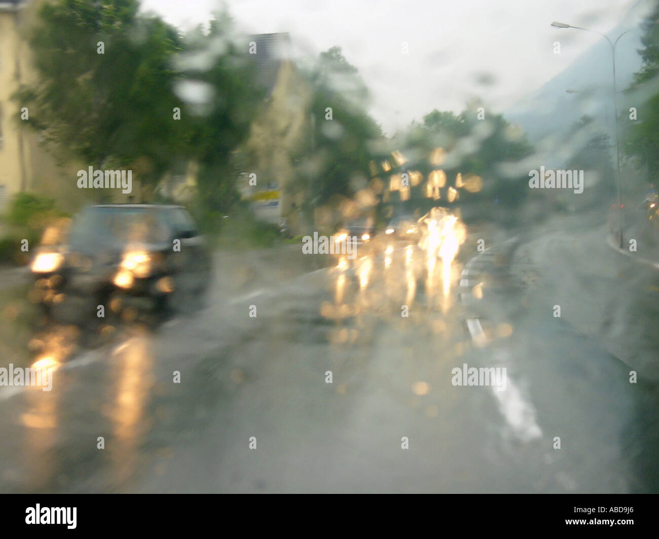 Poor sight because of rain hi-res stock photography and images - Alamy