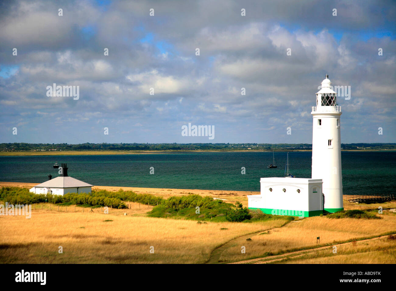 The Lighthouse, Keyhaven Marshes, Hurst Castle, Hurst Spit, the Solent ...