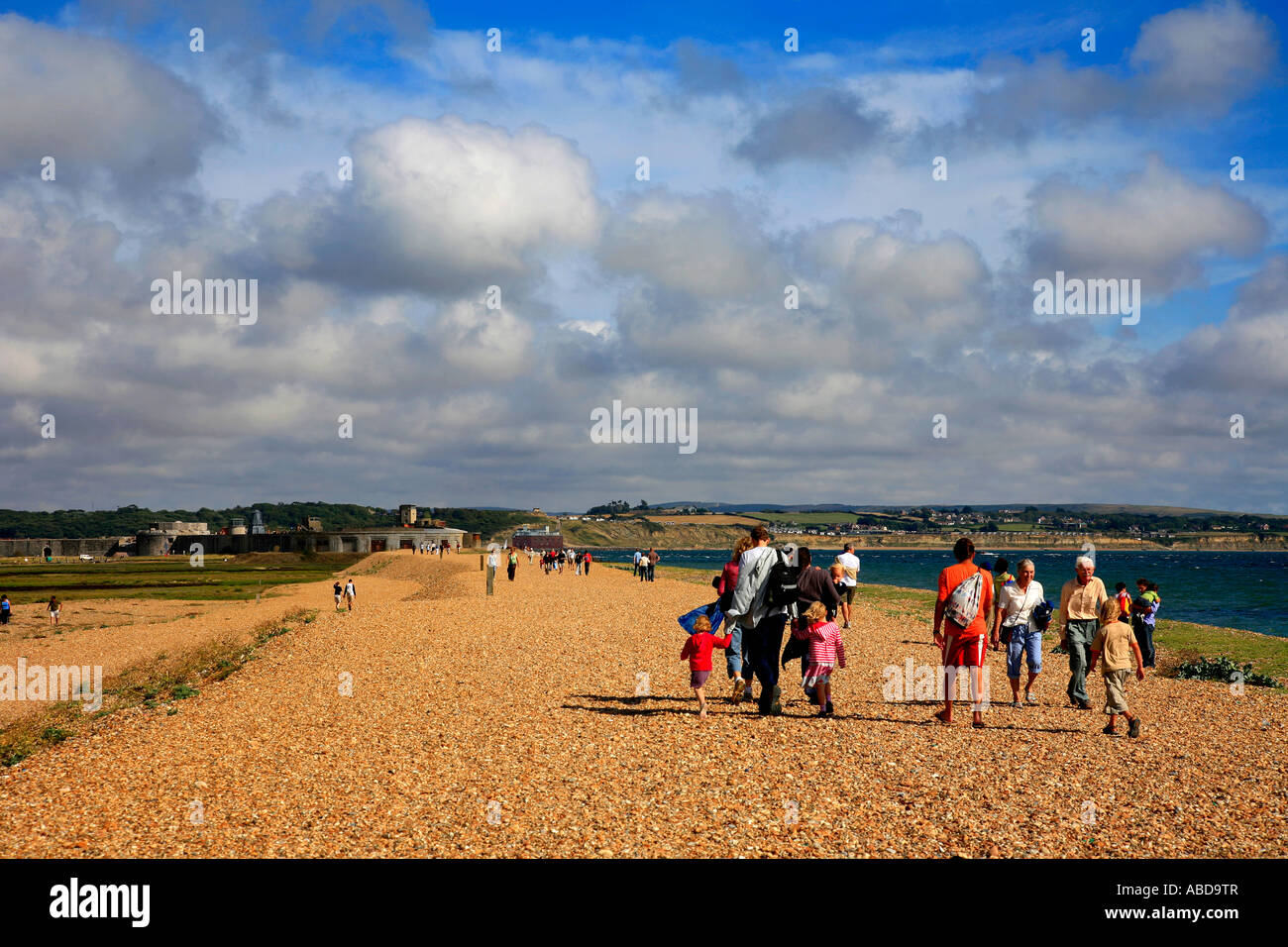Hurst Beach, Hurst Spit, the Solent, Hampshire England Britain UK Stock ...