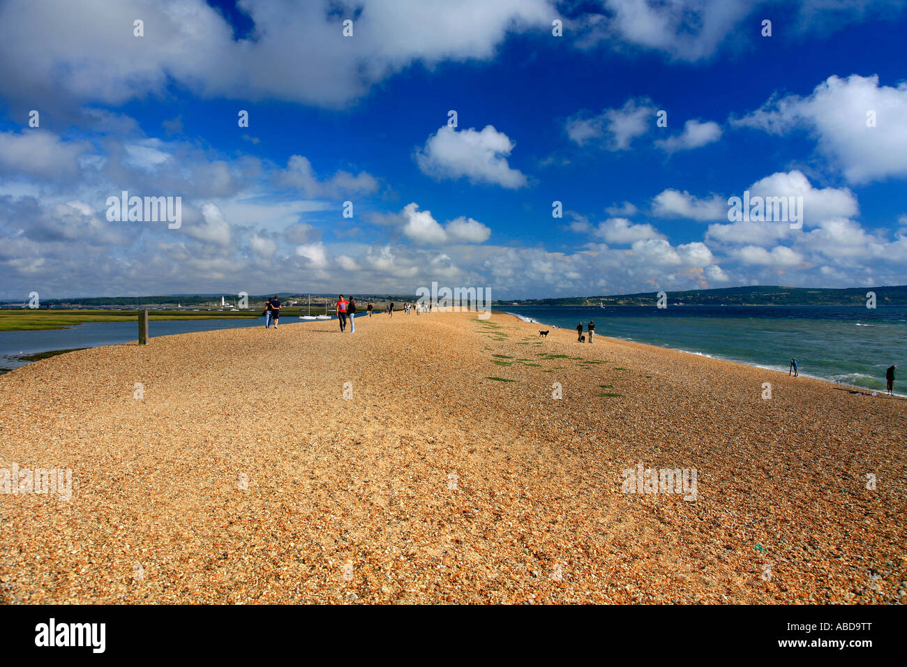Hurst Beach Hurst Spit the Solent Hampshire England Britain UK Stock ...