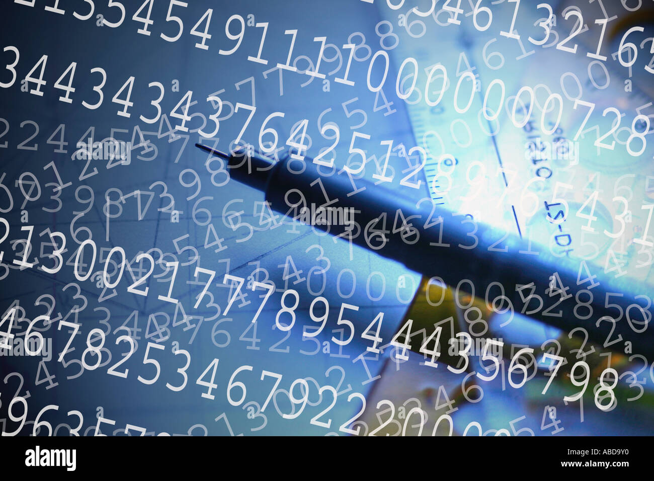 Symbol numbers, digits Stock Photo - Alamy