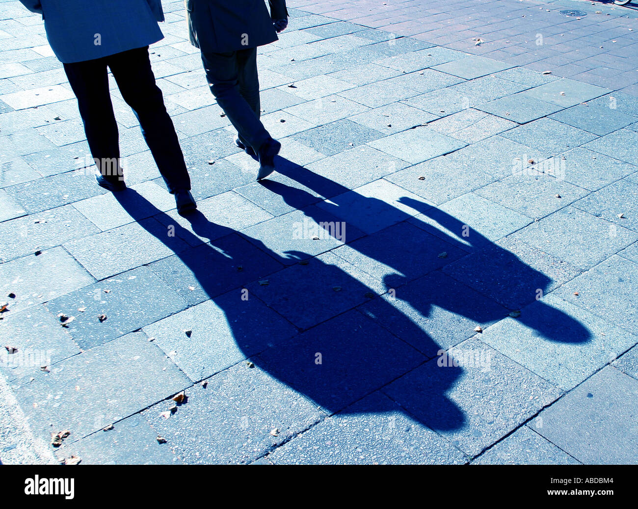 Shade of two persons Stock Photo - Alamy