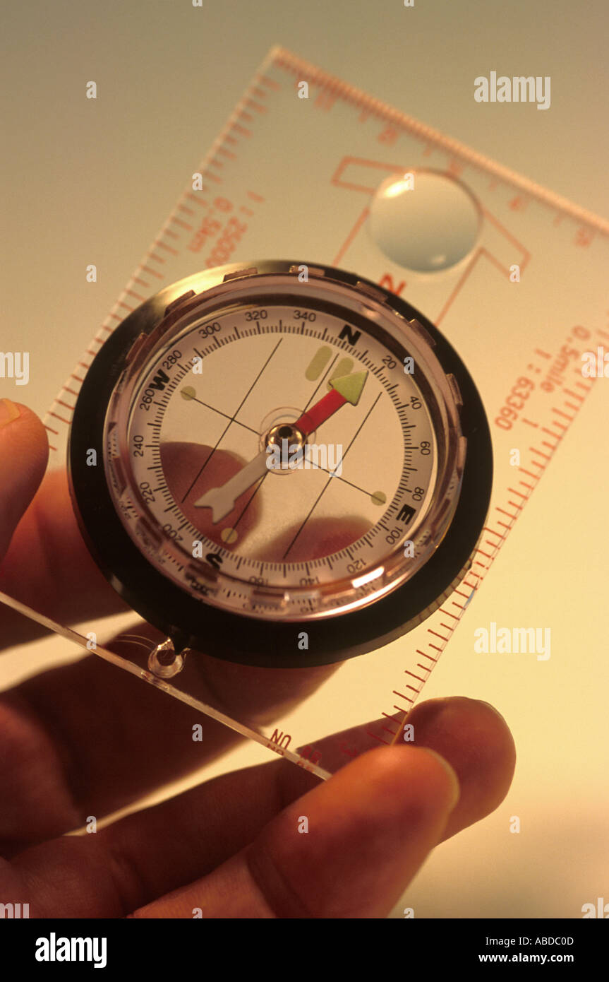 Hand And Compass High Resolution Stock Photography and Images - Alamy