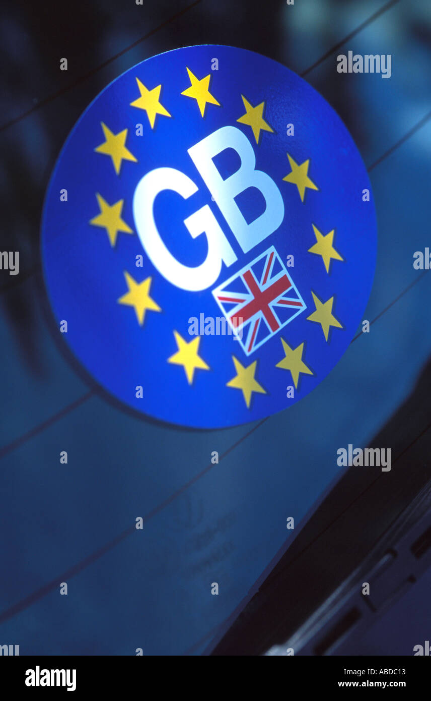 Vehicle registration sticker hi-res stock photography and images - Alamy