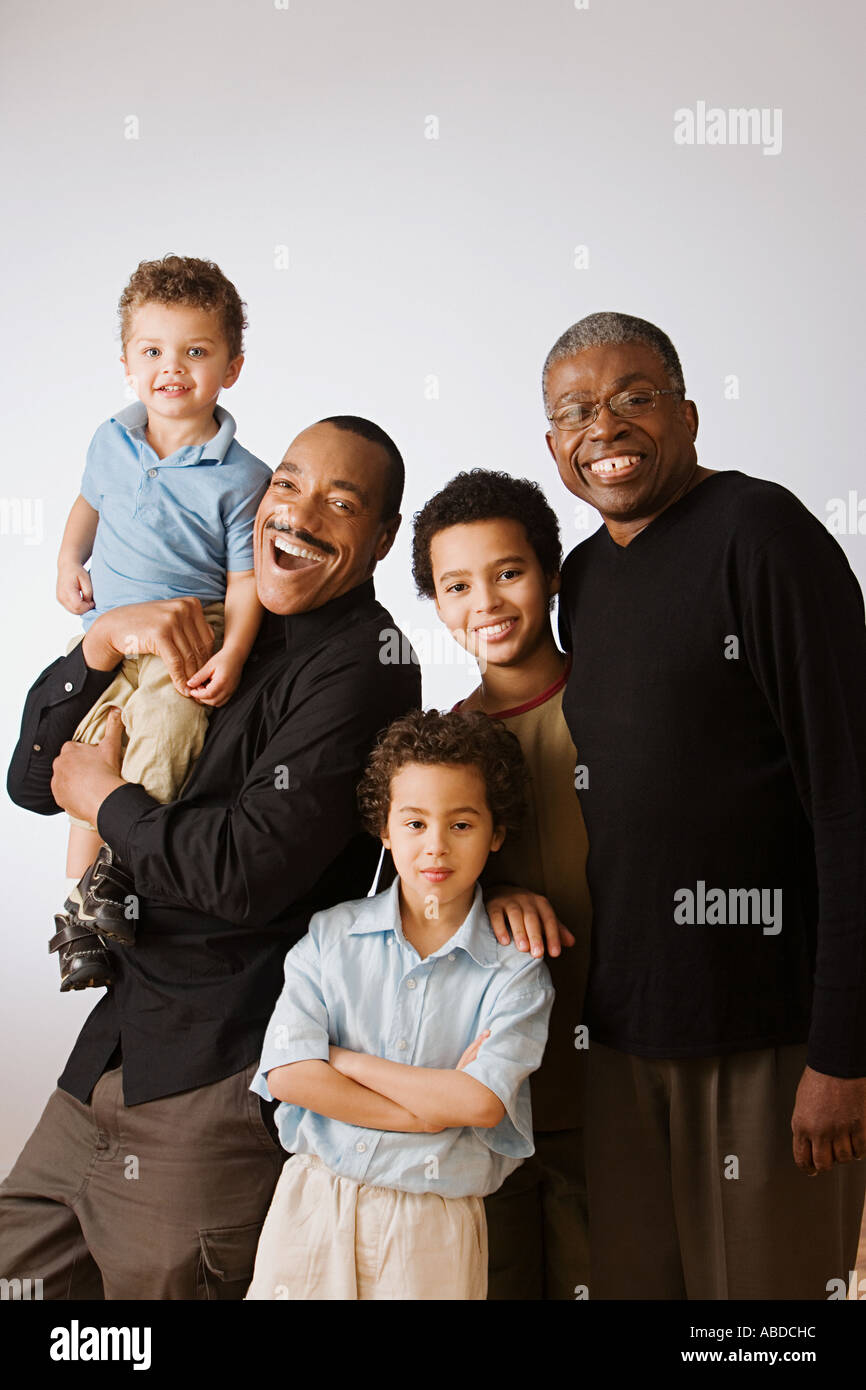 The men of the family Stock Photo - Alamy