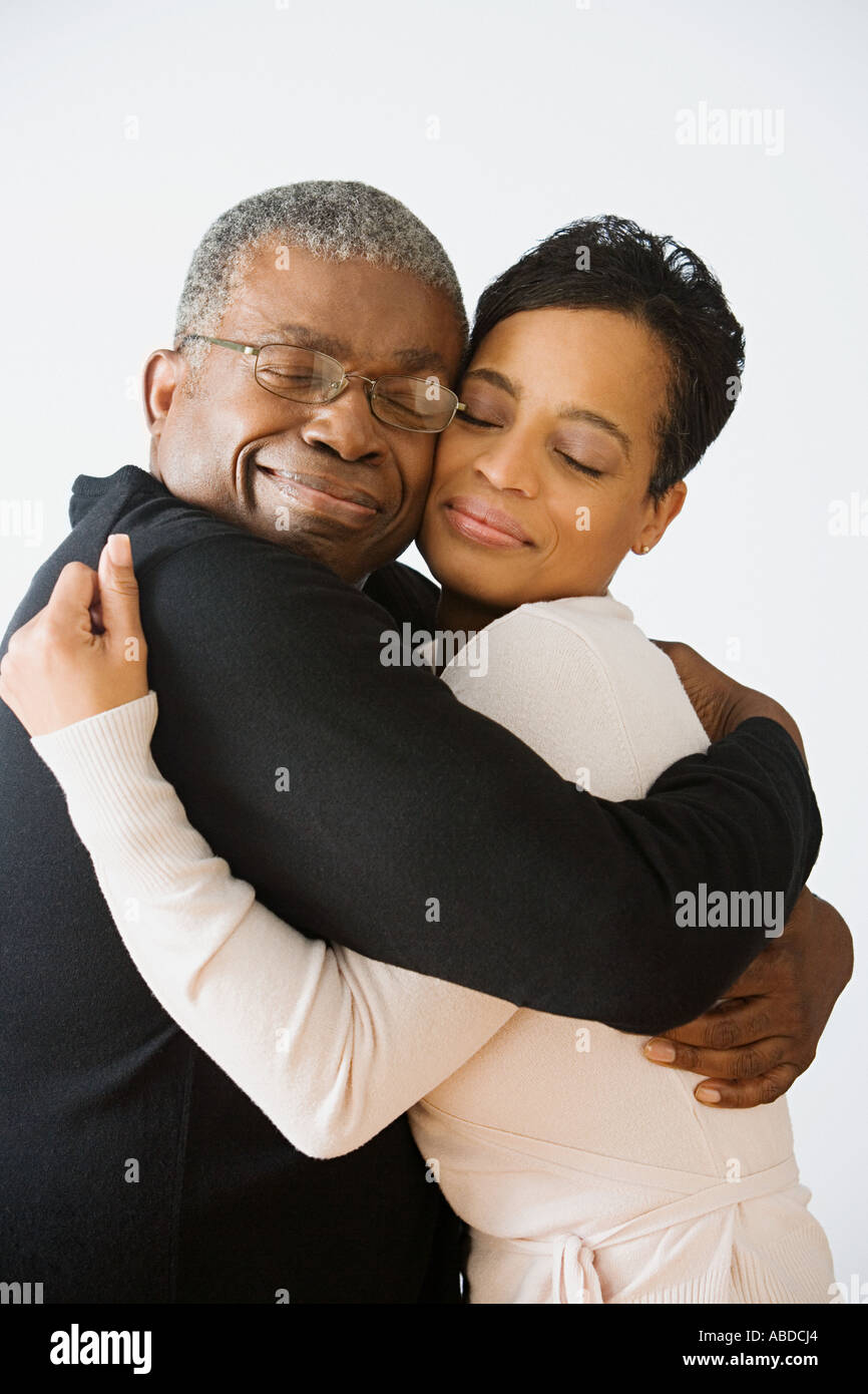 Father and daughter hugging Stock Photo - Alamy