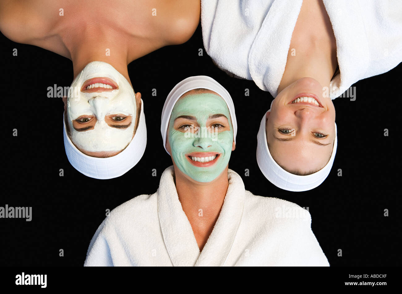 Friends wearing facial masks Stock Photo - Alamy