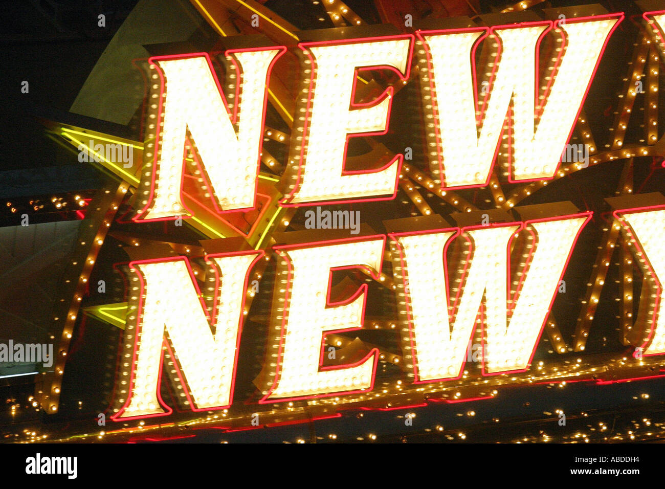 neon sign NEW ONE Stock Photo - Alamy