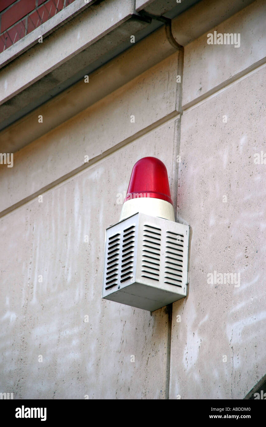Signal light of an alarm installation Stock Photo - Alamy