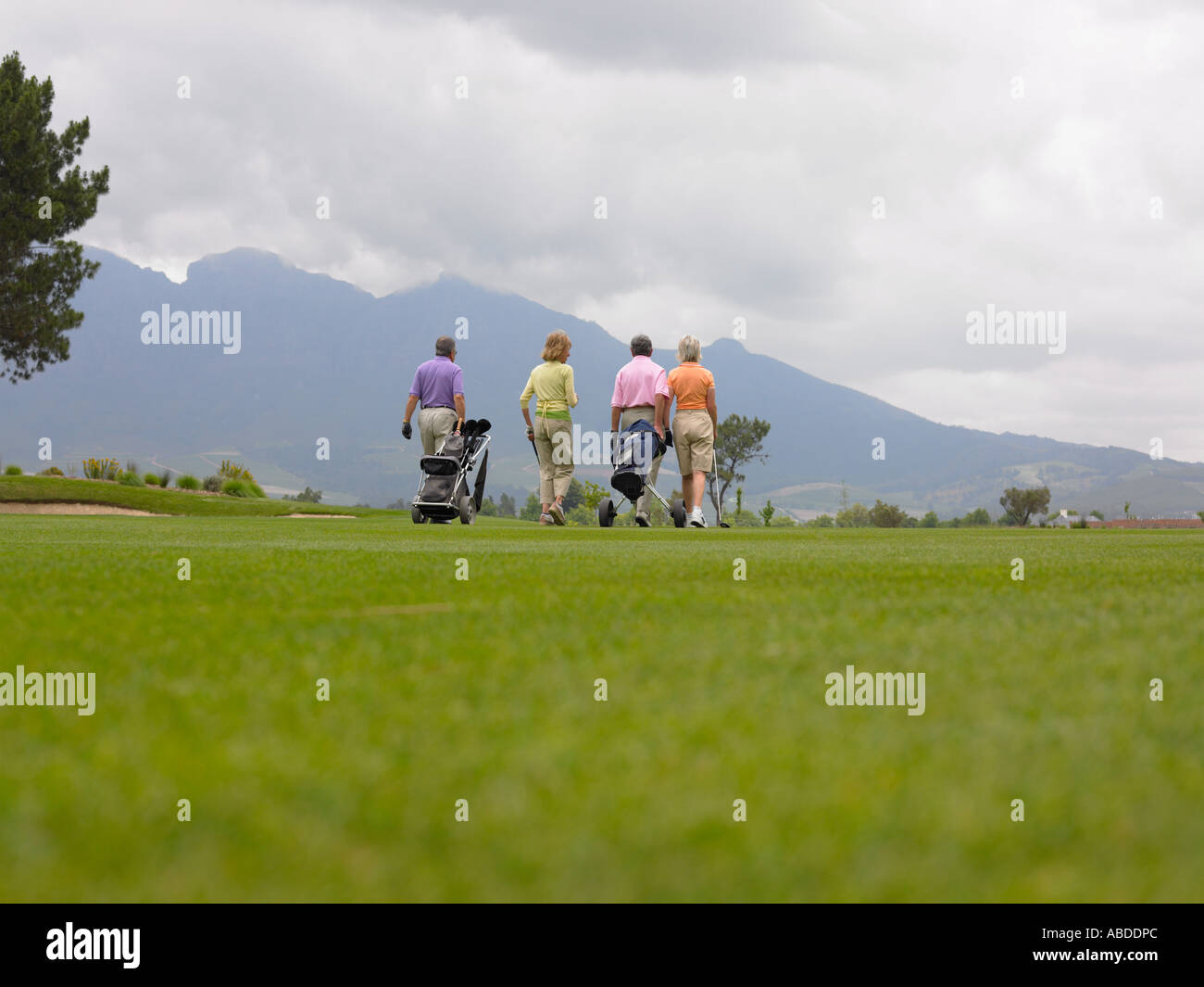Female Golfer Rear View High Resolution Stock Photography and Images ...