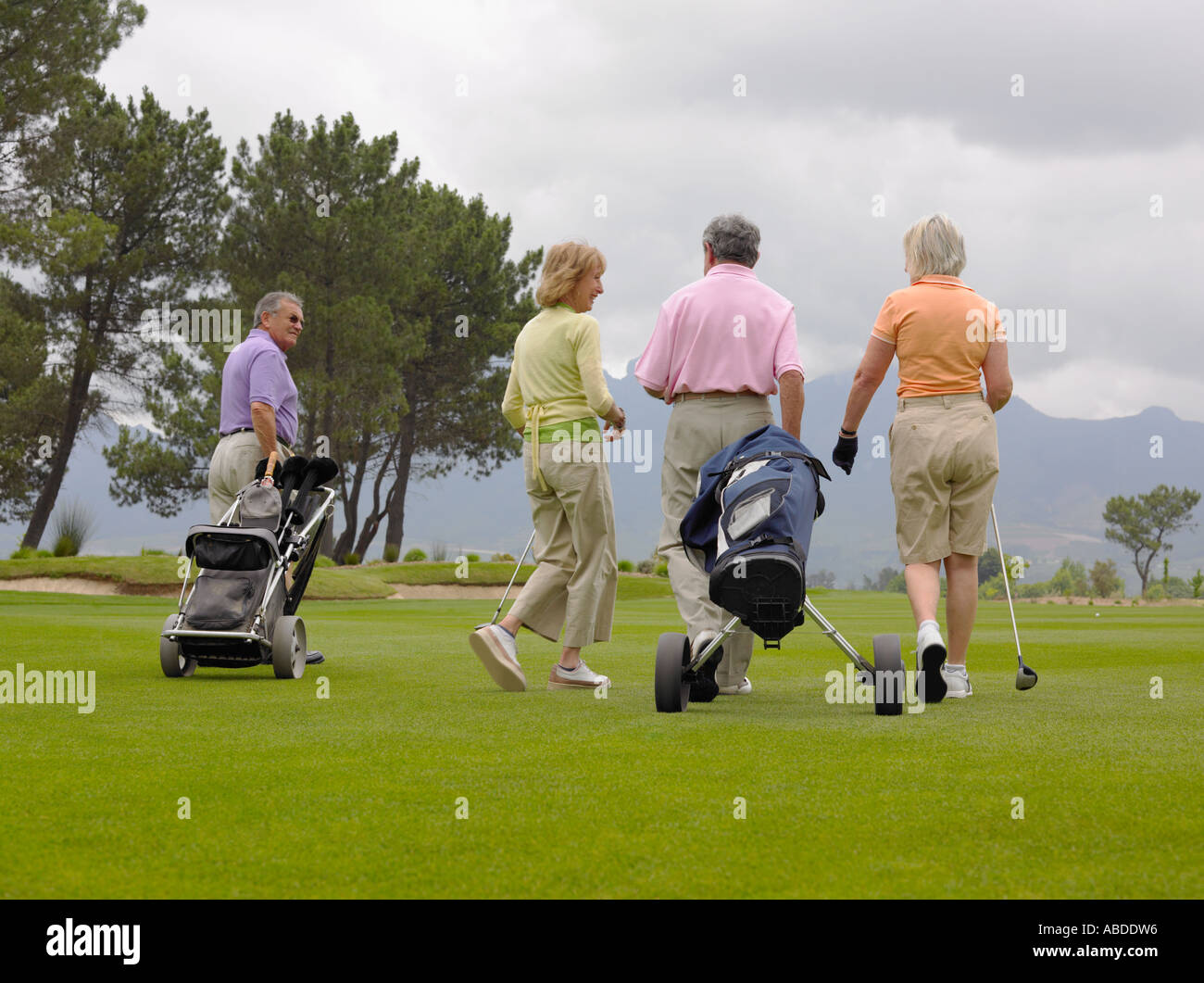 Four Golfers High Resolution Stock Photography and Images - Alamy