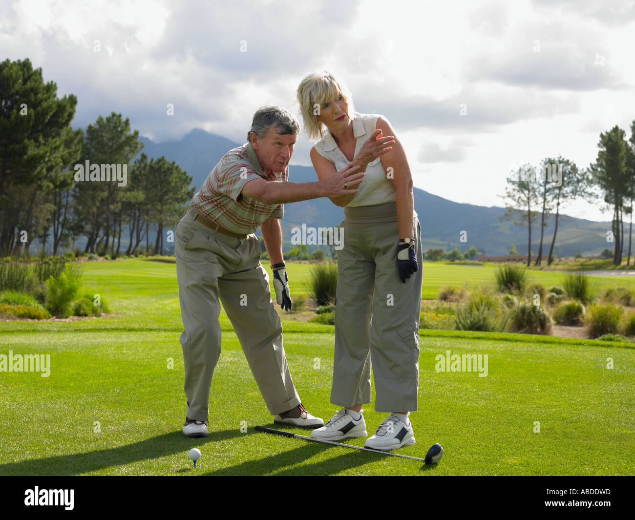 Golf lesson hi-res stock photography and images - Alamy