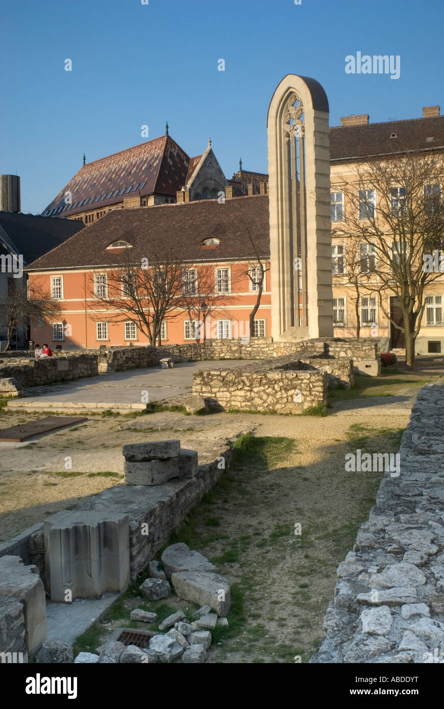 Budapest hungary buda castle ruins hi-res stock photography and images ...