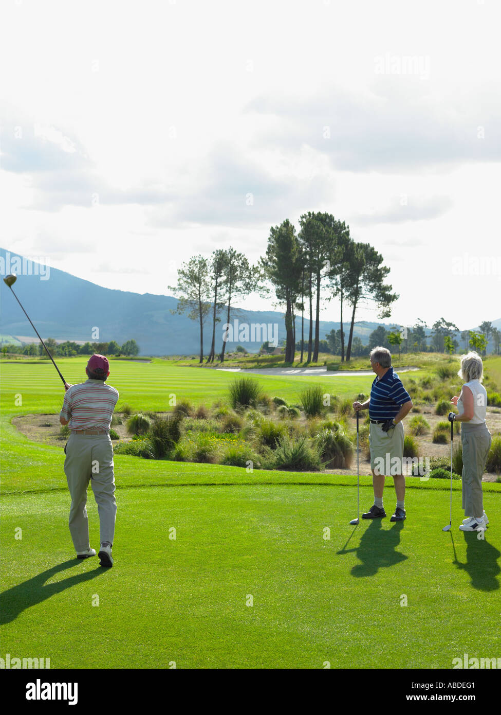 Older Woman Playing Golf High Resolution Stock Photography and Images ...