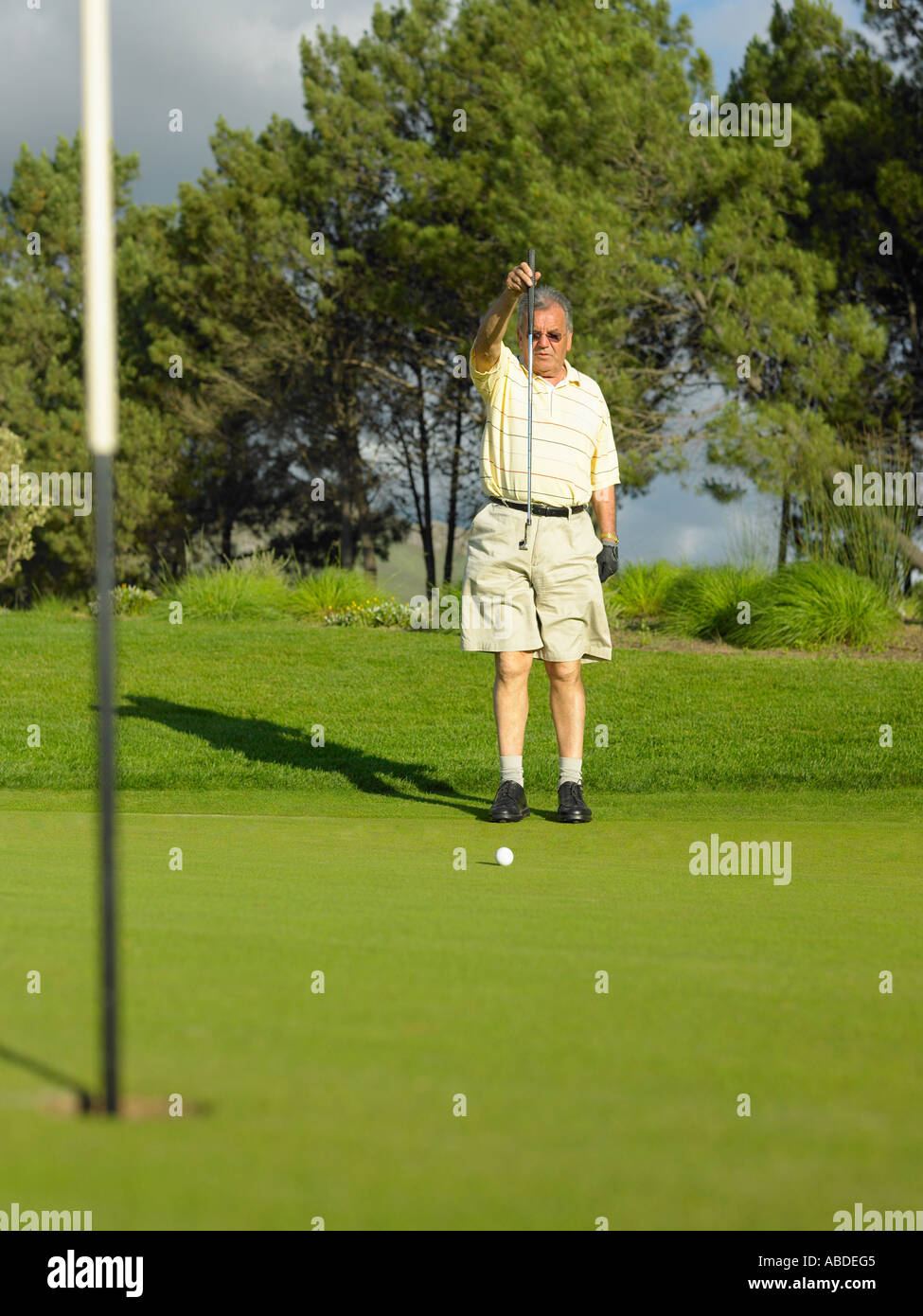Man at flagpole hi-res stock photography and images - Alamy