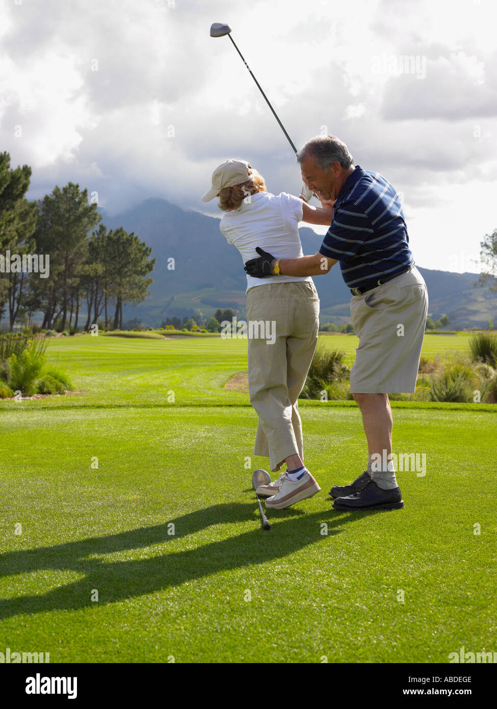 Golf lesson hi-res stock photography and images - Alamy