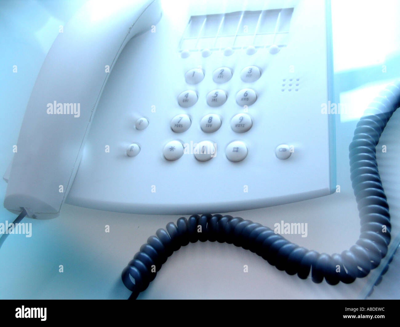 Keyboard of a telephone Stock Photo - Alamy