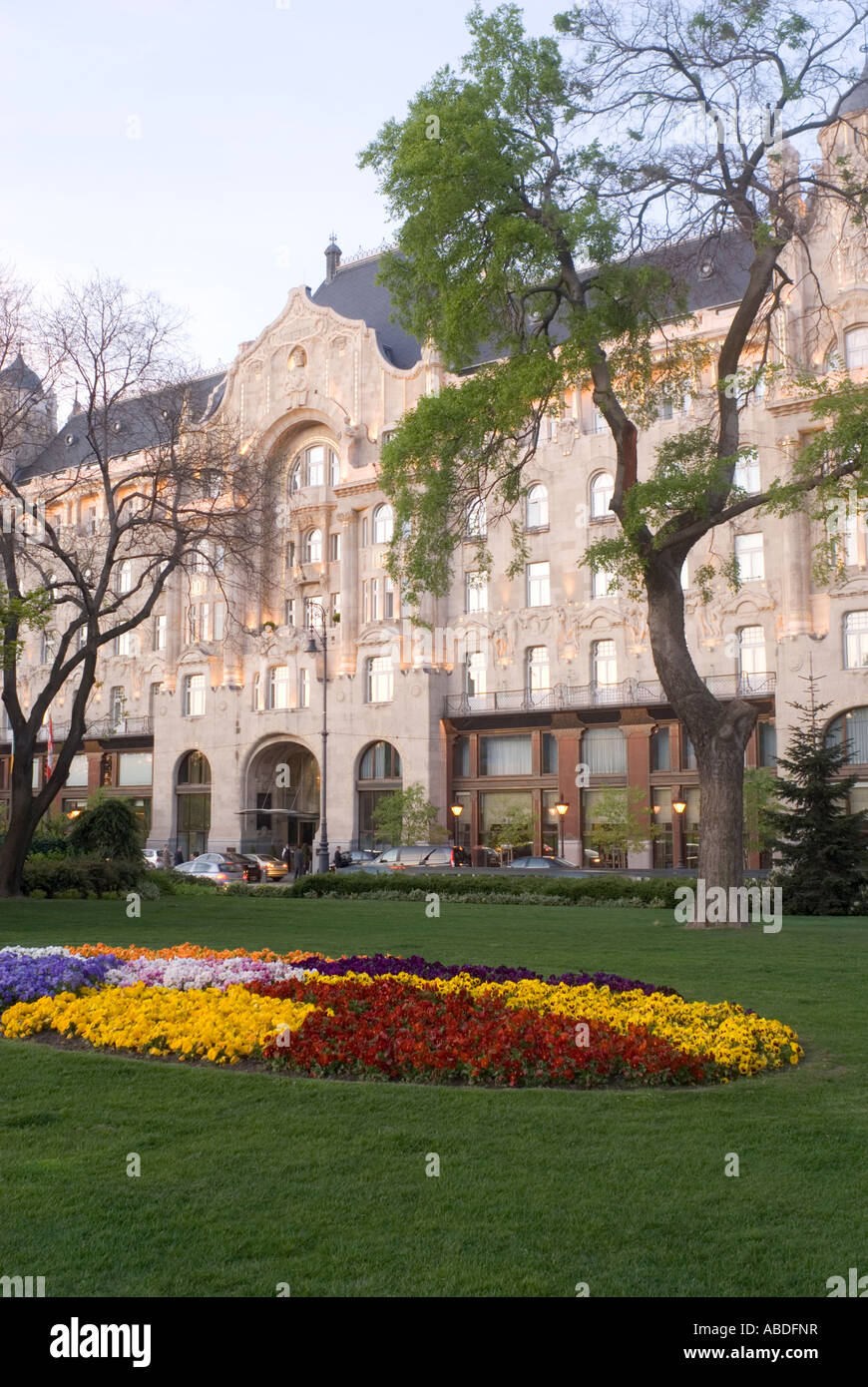 Gresham Palace Palota Four Seasons Hotel Budapest Hungary Stock Photo - Alamy