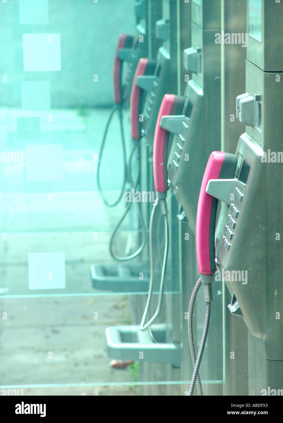German coin-operated telephone Stock Photo - Alamy