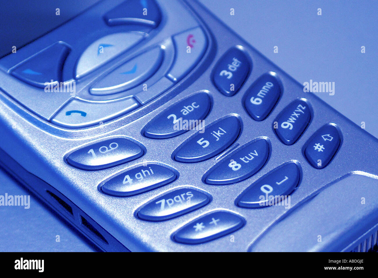 Keyboard of a mobile phone Stock Photo - Alamy