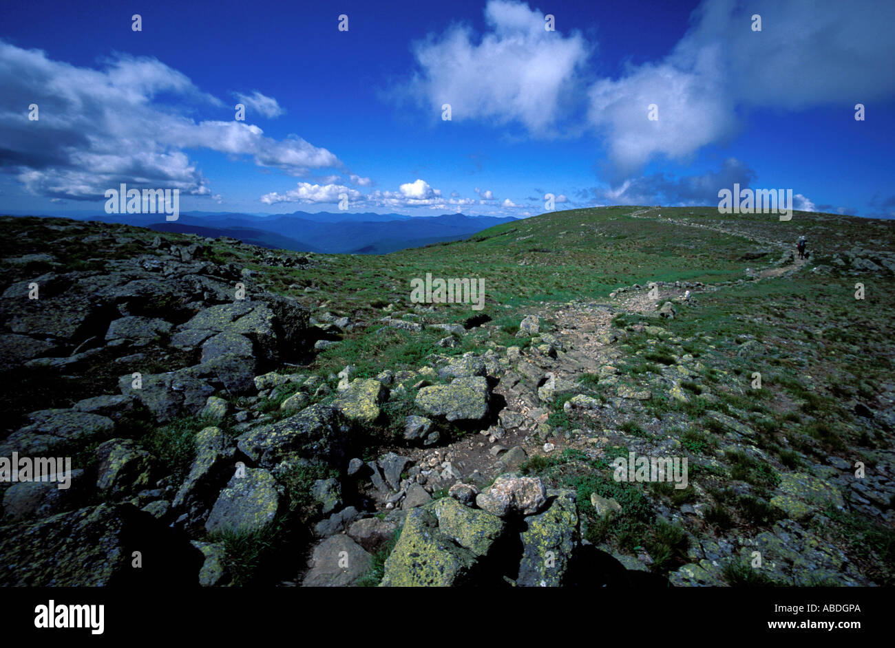 Backpacking Crawford Path part of the Appalachian Trail Above treeline ...