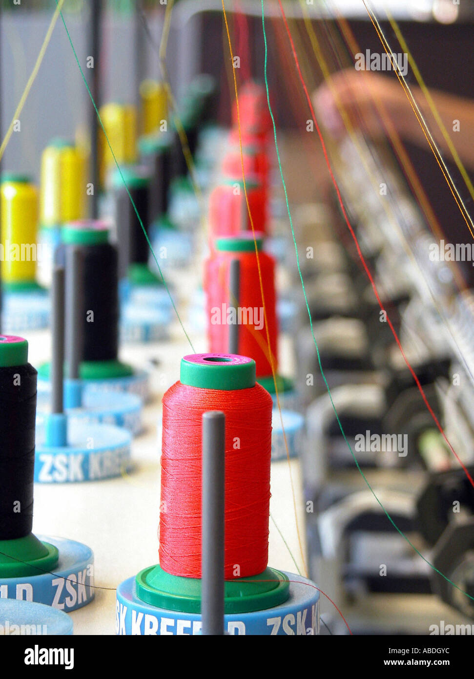 Industrial production textile textiles industry industries hi-res stock ...