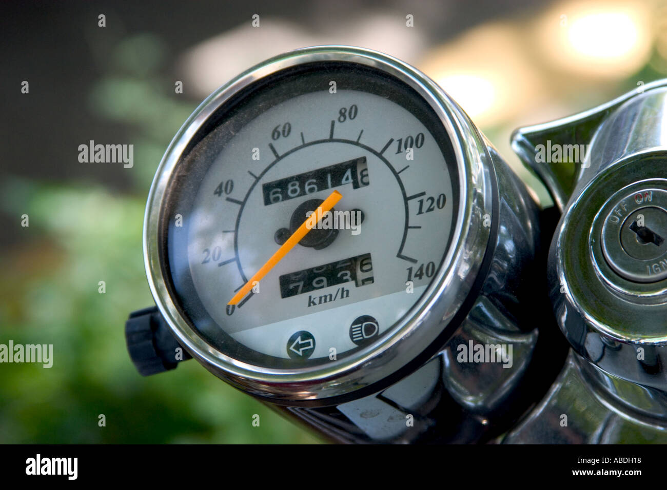 Motorbike speed meter hi-res stock photography and images - Alamy