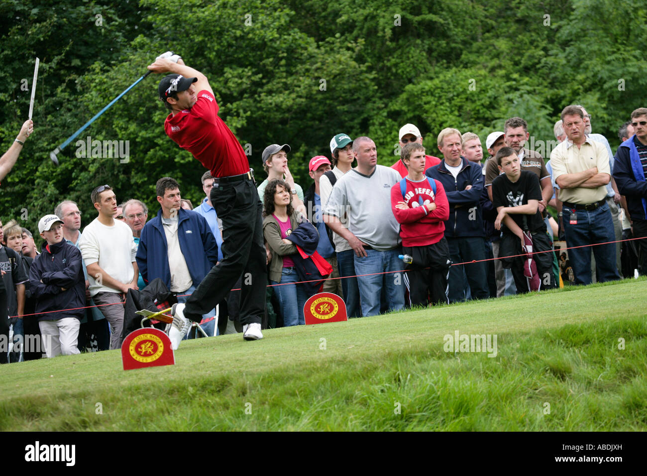 Welsh Golfer Bradley Dredge Welsh Open Golf Stock Photo - Alamy