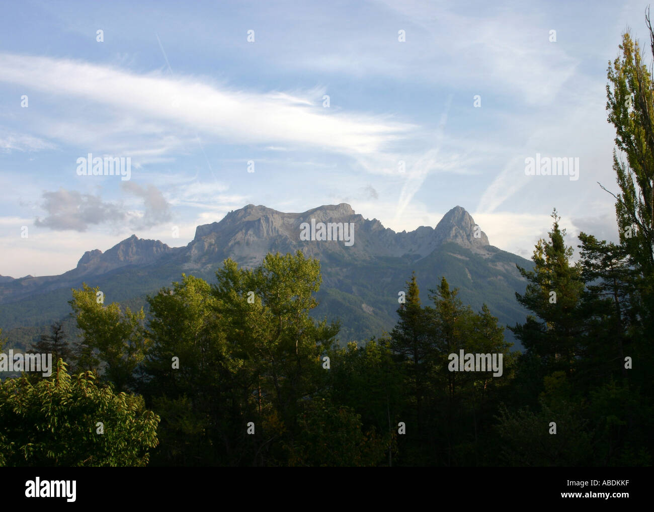 Alps mountain in the Ubaye valley Stock Photo - Alamy