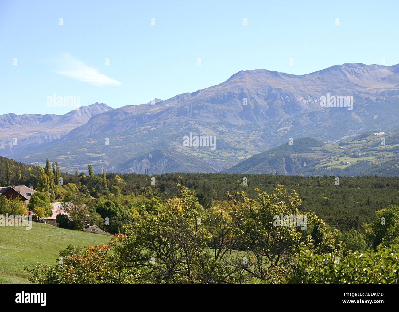 Alps mountain in the Ubaye valley Stock Photo - Alamy