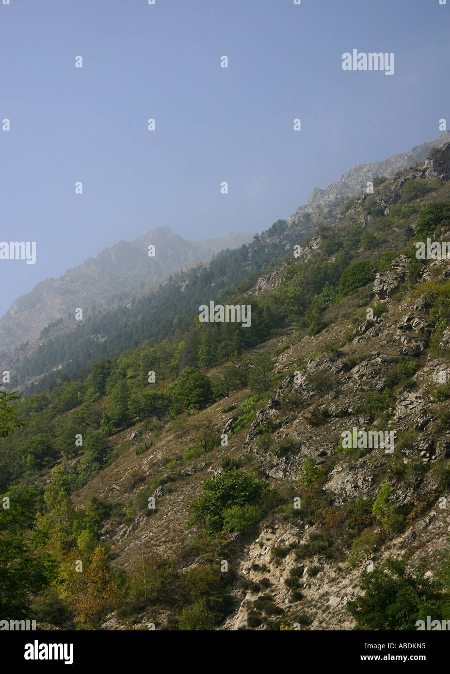 Italian Alps valley Stock Photo - Alamy