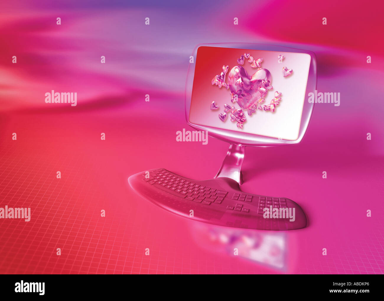 Green screen hearts hi-res stock photography and images - Alamy