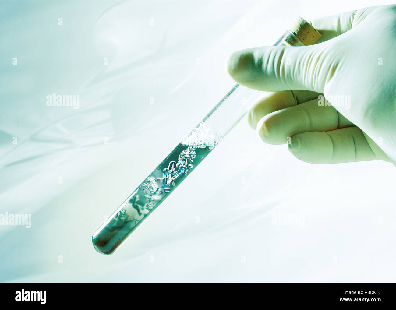 Digital numbers in a laboratory test tube Stock Photo - Alamy