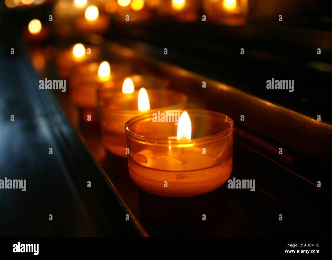 Burining candle hi-res stock photography and images - Alamy