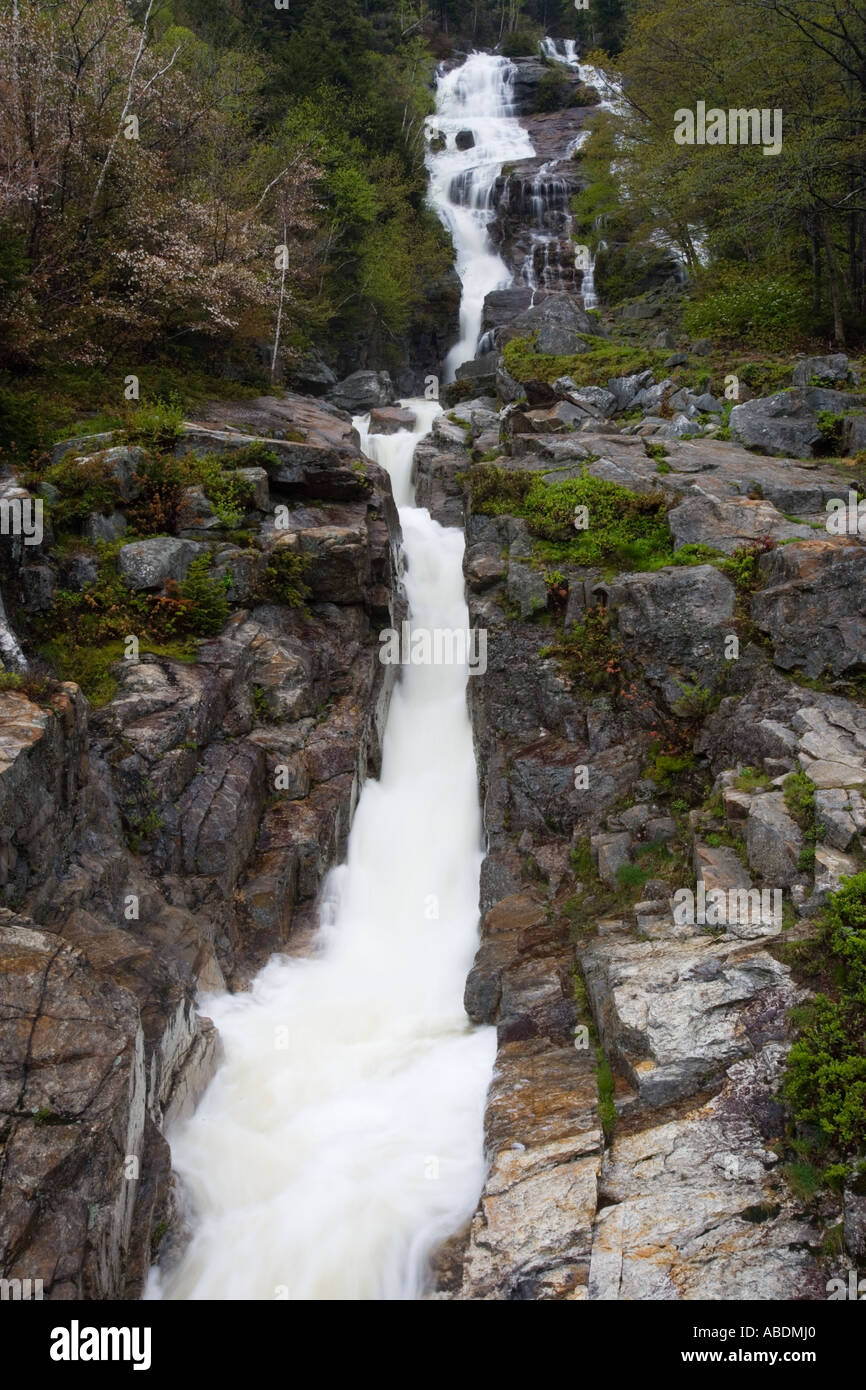 Silver Cascade in Crawford Notch State Park in New Hampshire s White ...