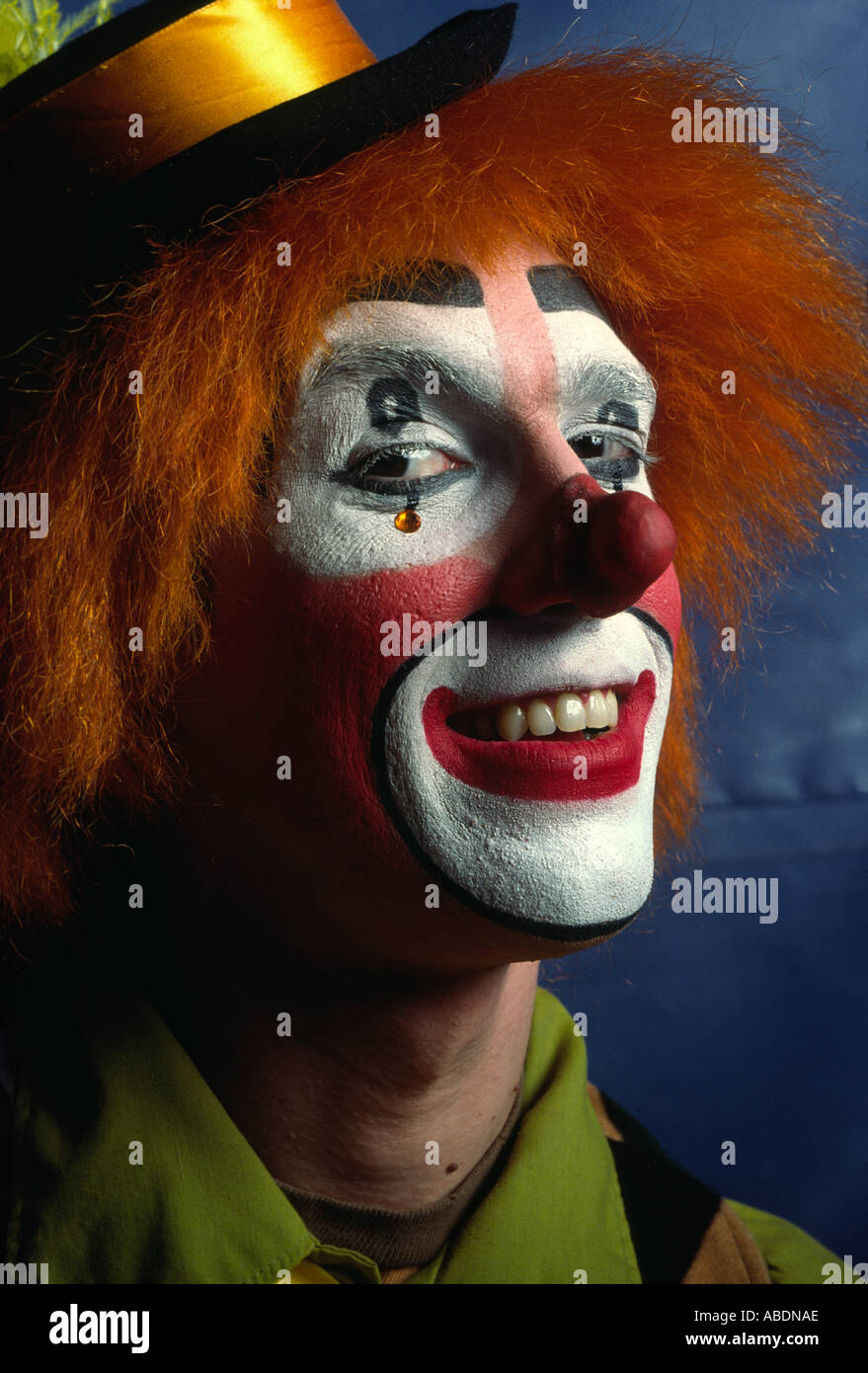 A circus clown poses for a picture between performances Stock Photo - Alamy