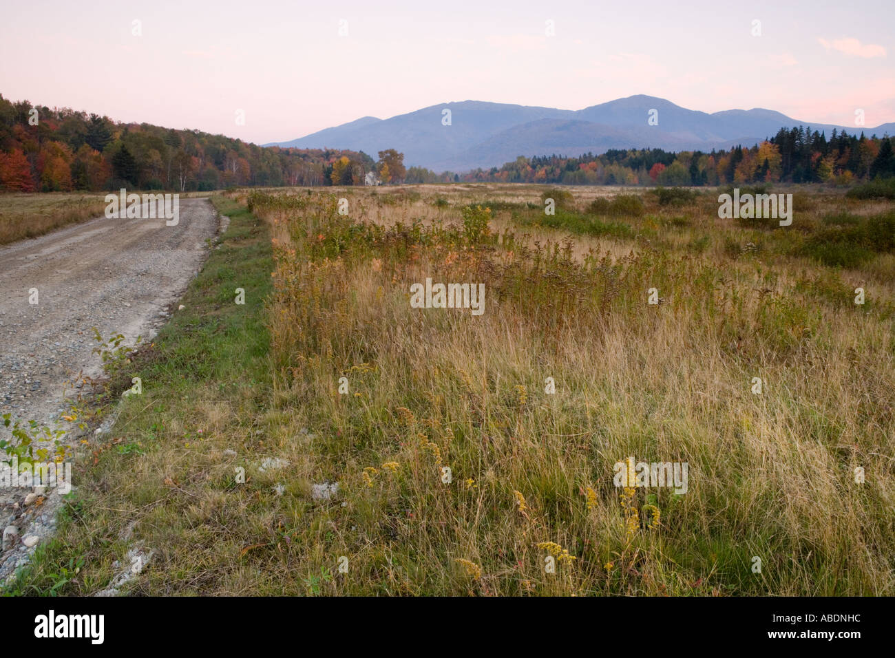 The Presidential Range in New Hampshire s White Mountains as seen from ...