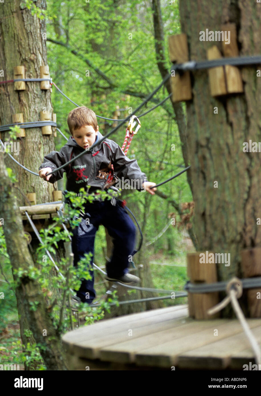 Swinging rope bridges hi-res stock photography and images - Alamy