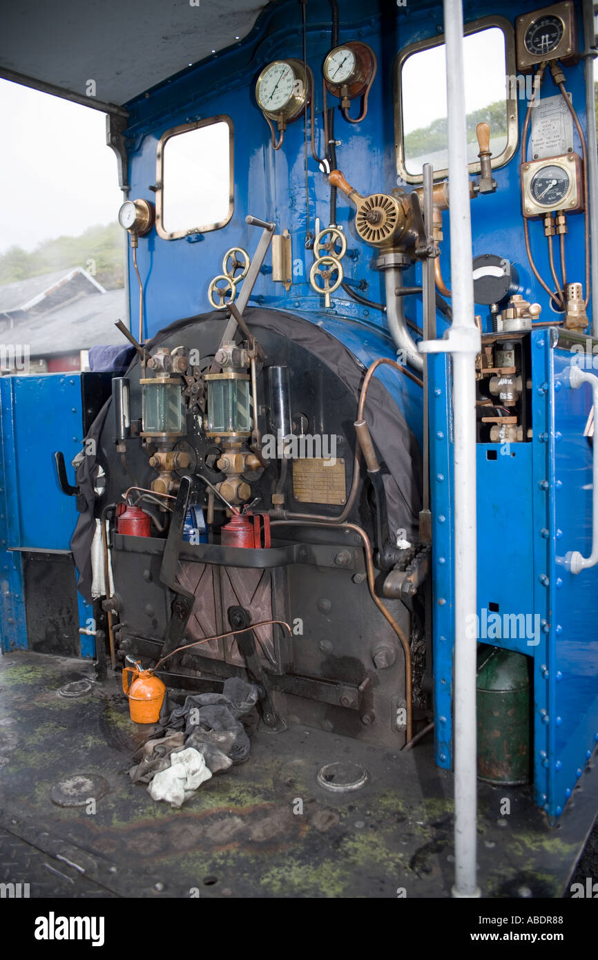The Darjeeling narrow gauge steam train cabin in North Wales on the ...