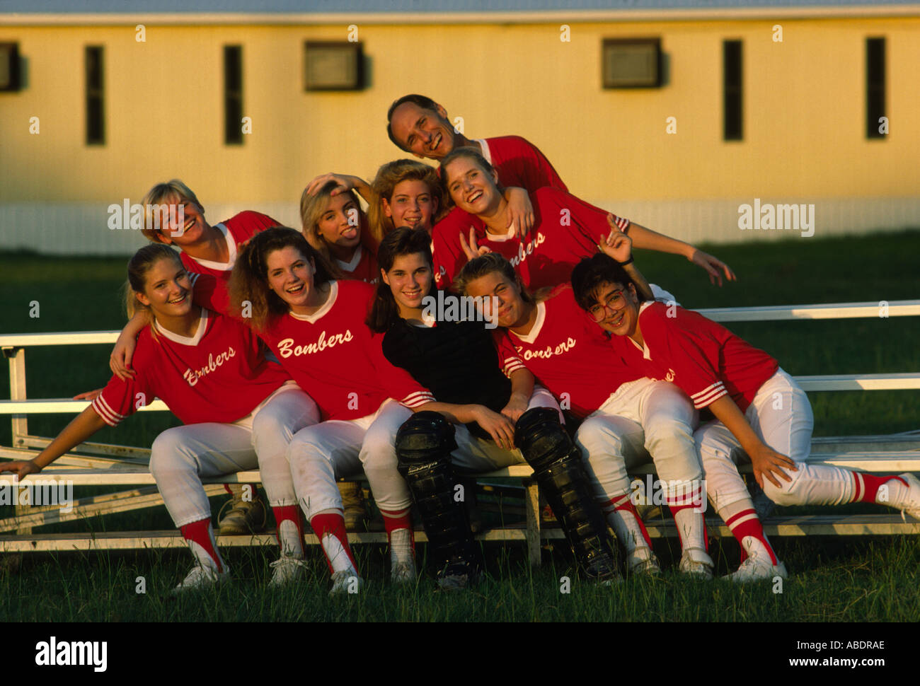 Softball team hi-res stock photography and images - Alamy
