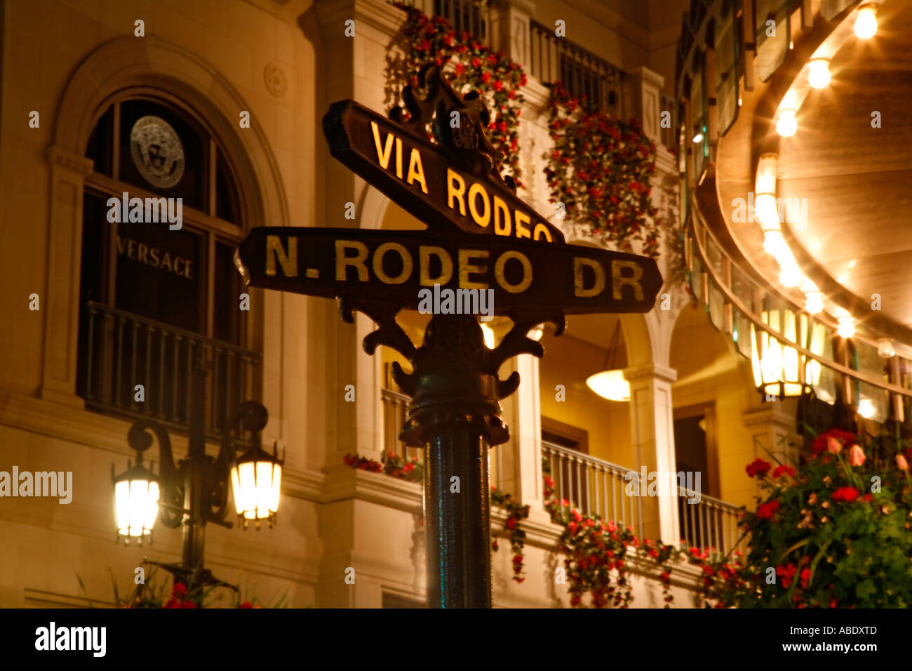 Rodeo Drive in Beverly Hills Los Angeles California Stock Photo - Alamy