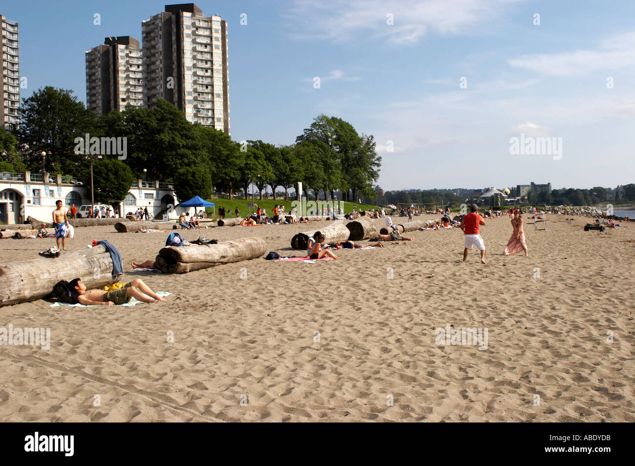 English Bay Beach in Vancouver British Columbia Canada Stock Photo - Alamy