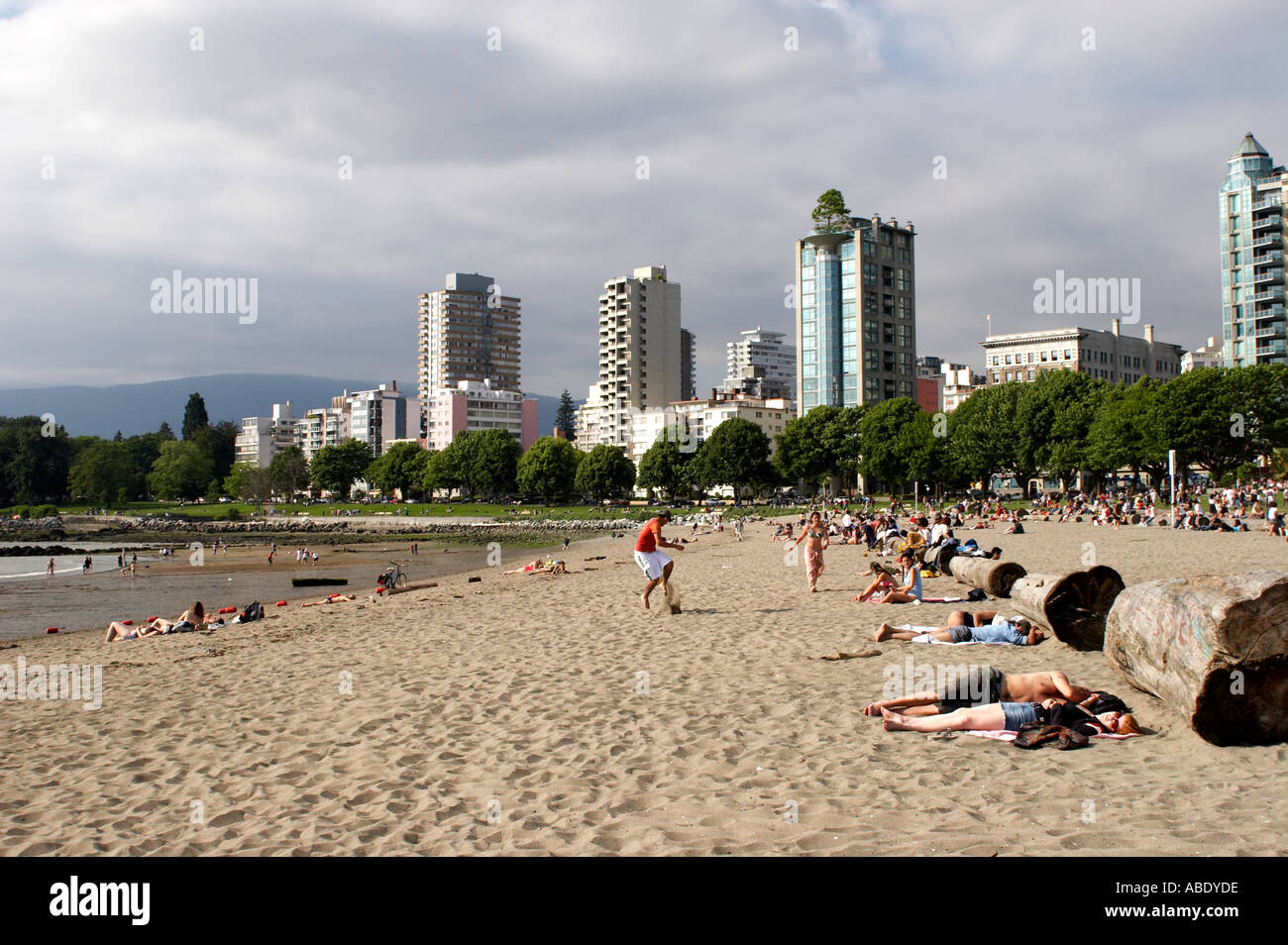 English Bay Beach in Vancouver British Columbia Canada Stock Photo - Alamy